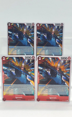 One Piece - Igaram OP04-002 - (4 Cards) Playset - Kingdoms of Intrigue ...