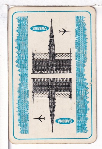 Single Airline Playing Card "Sabena, SAB 104 E" Chan/Mertens ...