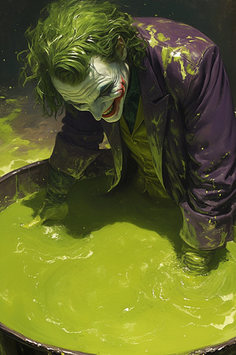 JOKER ACID BATH Fine Art Print 13x19 Limited Edition 1 of 30 DC Batman ...