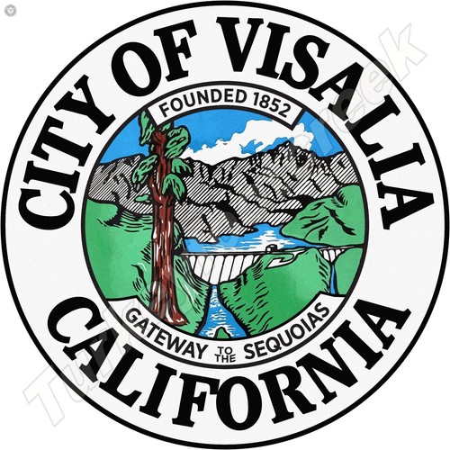 City Of Visalia California Round Metal Sign 2 Sizes To Choose From | eBay