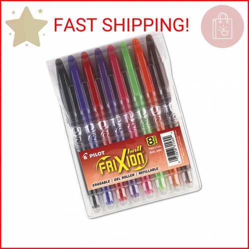 Pilot, FriXion Ball Erasable & Refillable Gel Ink Pens, Fine Point 0.7 ...