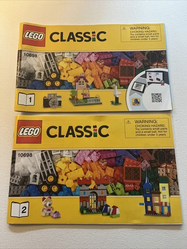 LEGO CLASSIC Instructions Only: 10698 Manual Book 1 and Book 2 | eBay