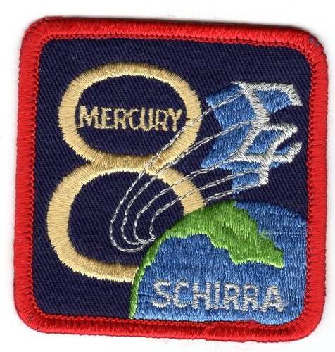 Space Mercury 8, Sigma 7, Astronaut Schirra Small Patch | eBay