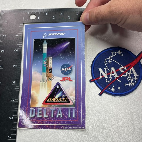 1 NASA Patch + NASA JPL STARDUST DELTA 2 Sticker Decal 261D | eBay