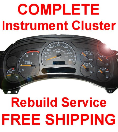 1999-2007 GMC Sierra Instrument Gauge Cluster Speedometer Dash Panel ...