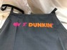 Official DUNKIN' DONUTS Employee Uniform Apron & Hat Grey with Logo NEW ...