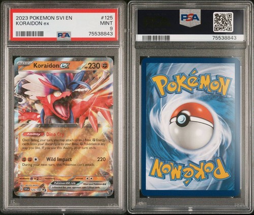 PSA 9 2023 Pokemon Svi EN-Scarlet & Violet 125 Koraidon EX | eBay