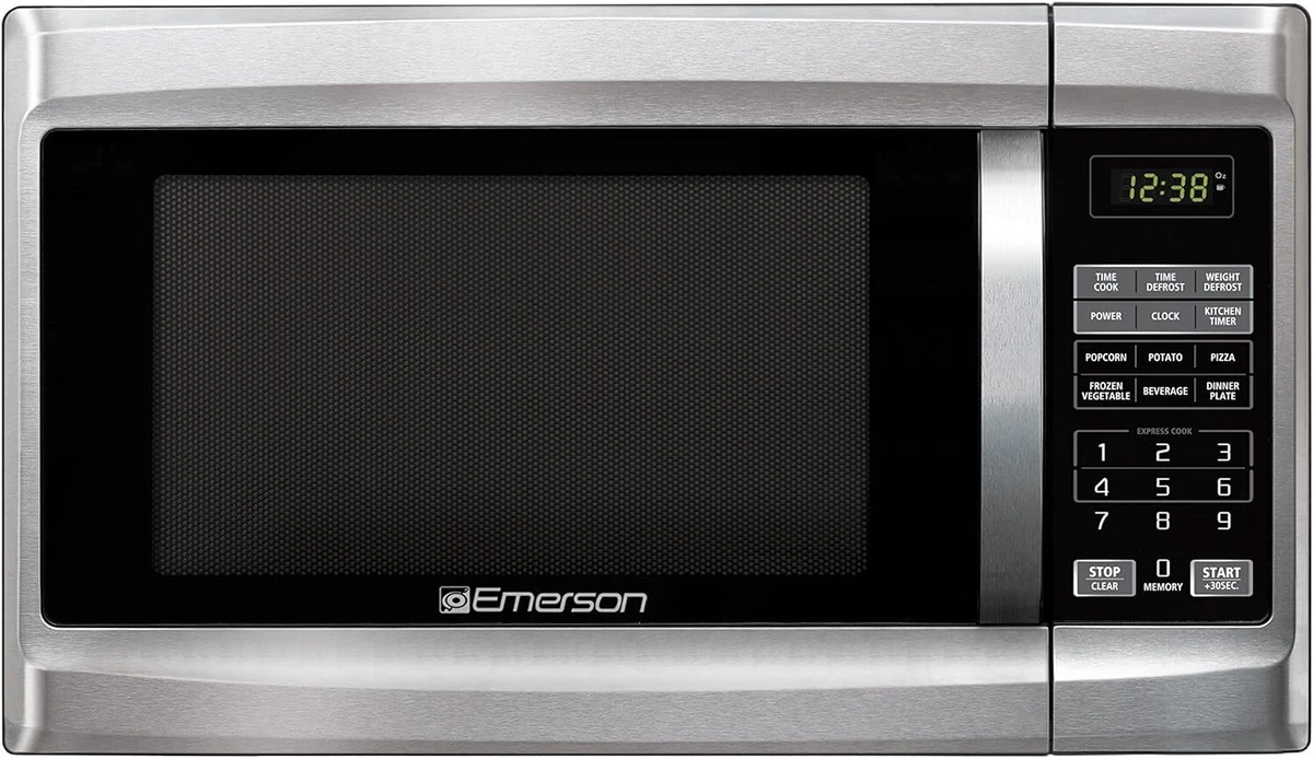 Electric Microwave Out Of Box, Has Dents- Emerson 0.7 CU. FT. 700 Watt ...