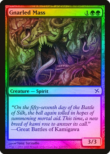 Gnarled Mass FOIL Betrayers of Kamigawa NM Green Common MAGIC CARD ...