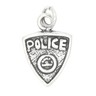 STERLING SILVER POLICE DEPARTMENT BADGE CHARM/PENDANT | eBay