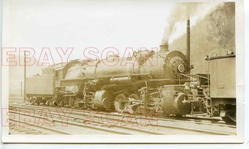 8J439 RP 1940 B&O BALTIMORE & OHIO RAILROAD 0-8-8-0 LOCO #7037 M&K JCT ...