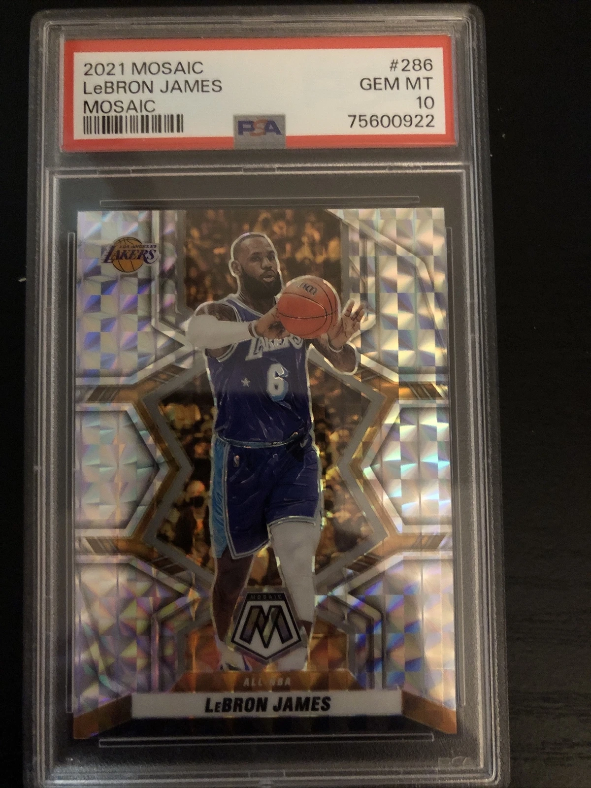 LeBron James 2021 Mosaic #286 All-NBA - Silver Price Guide - Sports ...