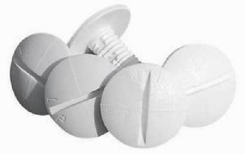 Pentair Letro Legend Pool Cleaner Wheel Screws, White Pack of (5) Part ...