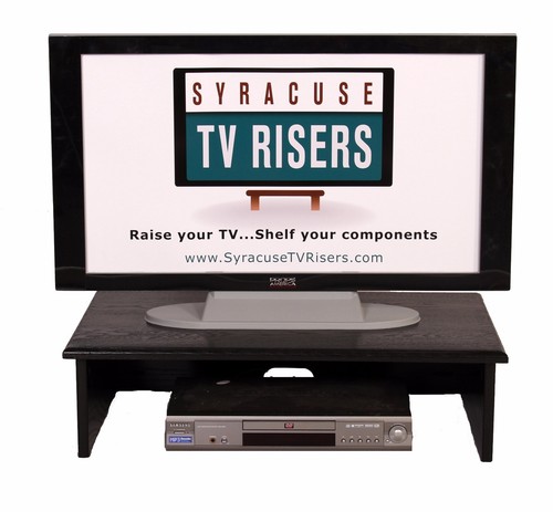 XX - LARGE BLACK TV RISER - Solid-36"widex18"deepx9"high by Syracuse TV ...