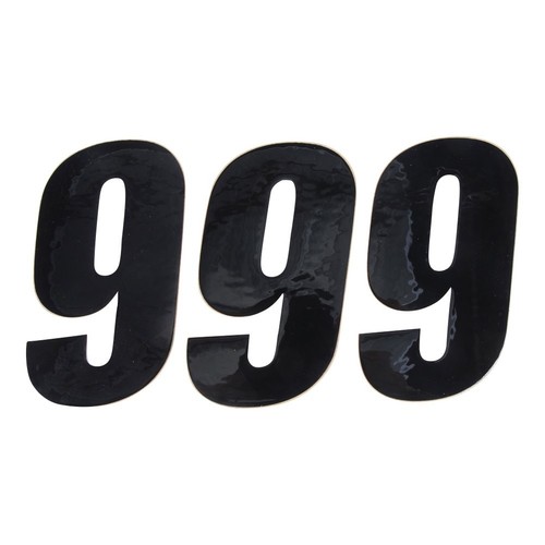 D'Cor Visuals SX Numbers 6" #9 Black | eBay