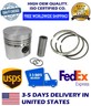 kubota piston with pin & ring set 76mm STD 15221-21110 15221-21050 ...