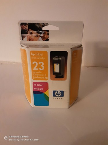 HP 23 Tri Color Ink Cartridge Genuine New Sealed Box | eBay