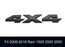 Dodge Ram1500 2500 3500 4X4 3D Rear Tailgate Emblem Badge Nameplate OEM ...