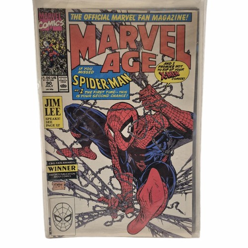 Marvel Age #90 (1990) Todd McFarlane Spider-Man Cover | Spider-Man #1 ...