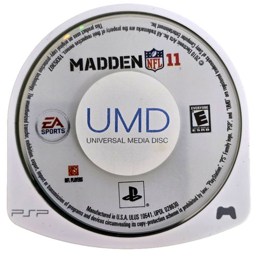 Madden NFL 11 Sony PSP Game Disc Only | eBay