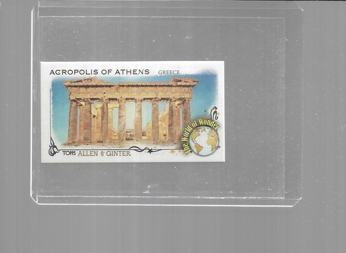 2023 TOPPS ALLEN & GINTER MINI THE WORLD OF WONDER ACROPOLIS OF ATHENS #WOW-8 | eBay