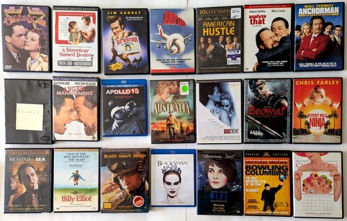 Select From 250 DVDs And Blu-rays- Most @$.99 - Flat Rate Shipping $5. ...