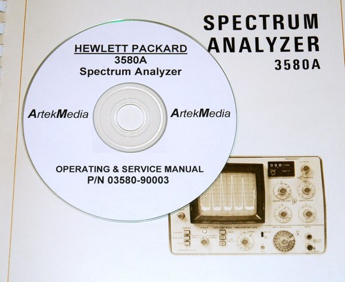 HP 3580A Spectrum Analyzer Operating & Service Manual with schematics ...