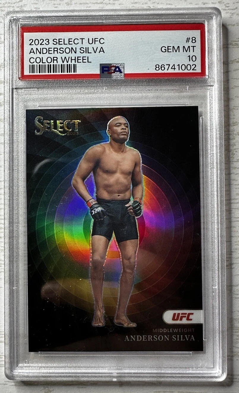 Anderson Silva 2023 Select UFC #8 Color Wheel /(SSP) Price Guide ...