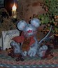 Patti's Ratties Primitive Halloween Skeleton Ghost 6" Doll Paper ...