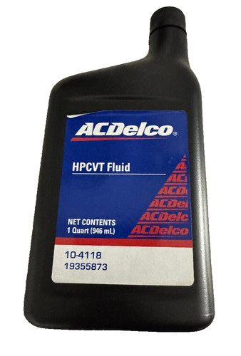 GENUINE OEM GM CONTINUOUS VARIABLE TRANSMISSION HPCVT FLUID P/N ...