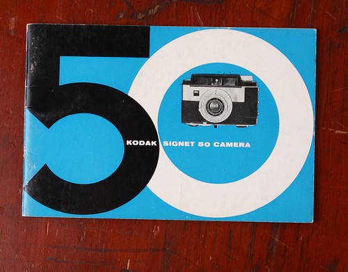 KODAK SIGNET 50 INSTRUCTION BOOK/cks/216604 | eBay