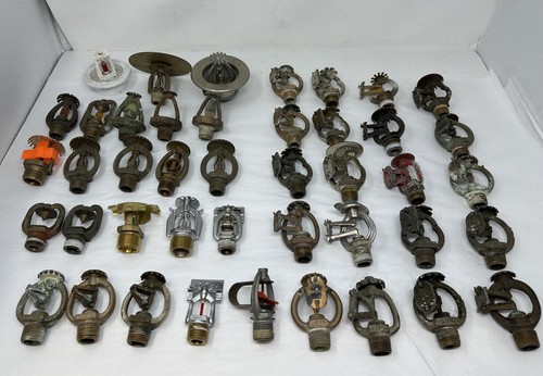 Lot of (43) Vintage / Antique Fire Sprinkler Head Collection, Various ...