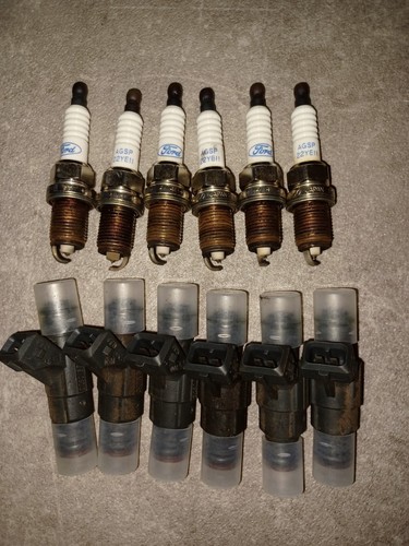 FG G6E Turbo factory Injectors and Spark Plugs XR6 | eBay Australia