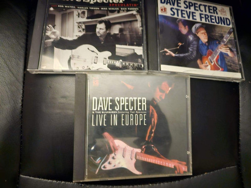 Dave Specter 3 Cd Lot Live In Europe Steve Freund Spectulatin ...