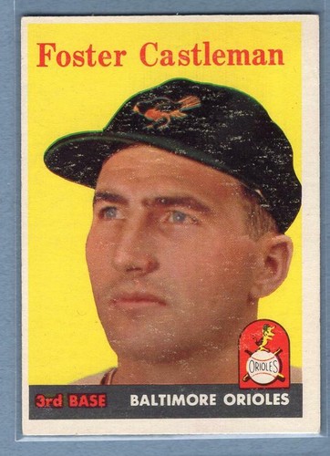 1958 Topps #416 Foster Castleman EX GO67B | eBay