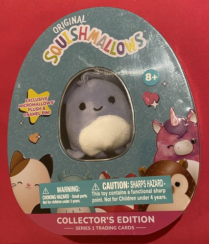 Squishmallows Stacy The Squid Micromallow Collector’s Edition Tin NEW ...