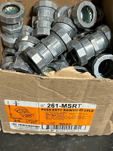 bp 261-msrt 3/4" emt raintight coupling nos box of 22pcs nos | eBay