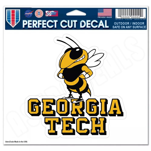 Georgia Tech Yellow Jackets Logo NCAA College Vinyl Sticker Decal *Size ...