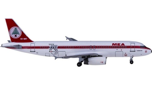 1:400 AeroClassics MEA AIRBUS A320 Passenger Airplane Diecast Aircraft ...