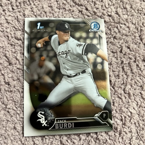 2016 Bowman Draft Chrome BDC-112 ZACK BURDI White Sox 1st Bowman | eBay