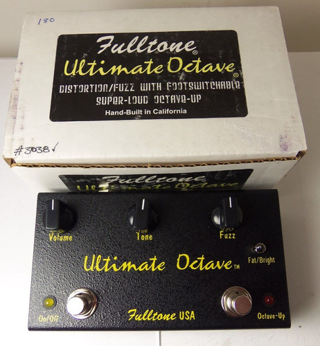 NEW OLD STOCK Fulltone Ultimate Octave Fuzz Effects Pedal Free USA ...