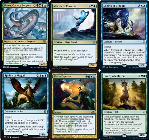 Koma, Cosmos Serpent Commander Deck EDH 100 Magic Cards Custom Deck MTG ...