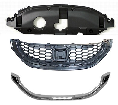 Front Grille Cover Panel for 2018 2019 2020 Honda Accord Sedan/Hybrid ...