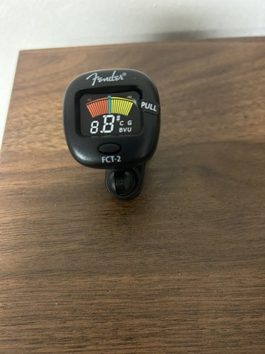 Fender FCT-2 Professional Clip-On Tuner FT-2, Black | eBay
