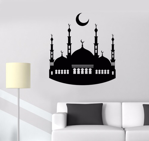 Vinyl Wall Decal Islam Muslim Mosque Arabic Art Stickers (631ig) | eBay