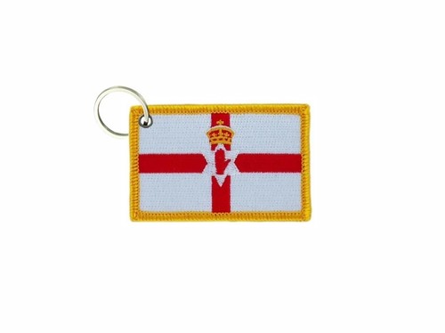 Keychain Embroidered Patch Badge Flag Ulster Northern Ireland | eBay