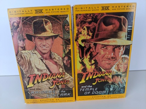 Indiana Jones And The Temple Of Doom VHS Action Movie Tape TESTED ...