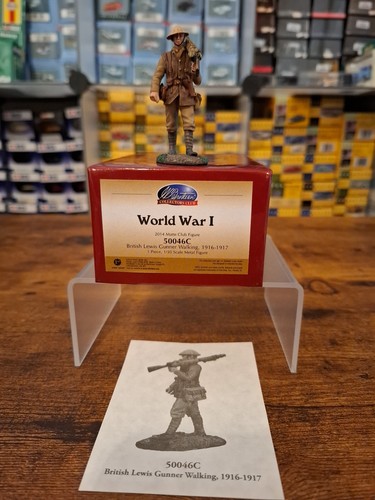 BRITAINS 50046C WW1 BRITISH LEWIS GUNNER WALKING COLLECTORS CLUB ...