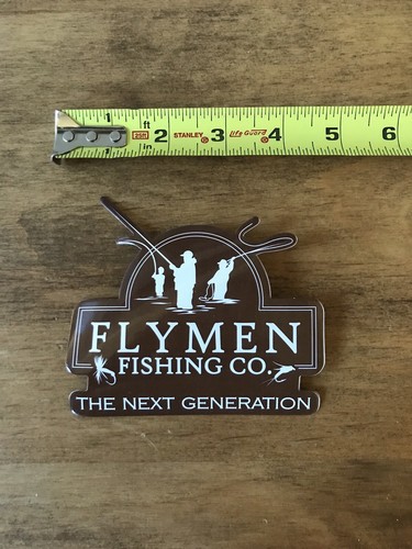 Flymen Fly Fishing Co Logo Sticker/Decal Fish Outdoor Approx 5”New ...