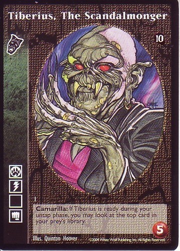 4 x Tiberius, The Scandalmonger VTES CCG Tenth | eBay